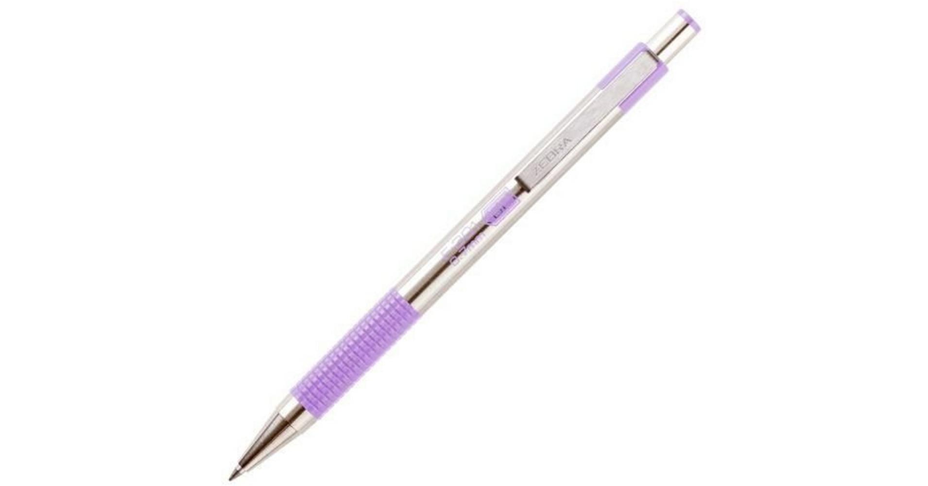 Zebra, Toll Zebra F-301 0,7mm pasztell lila testű nyomógombos ...